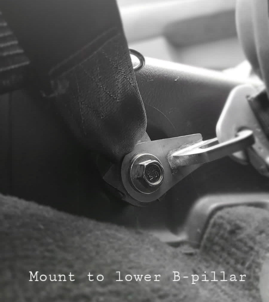 BRAUM Universal Mounting Harness Bracket - B Pillar – BRAUM Racing